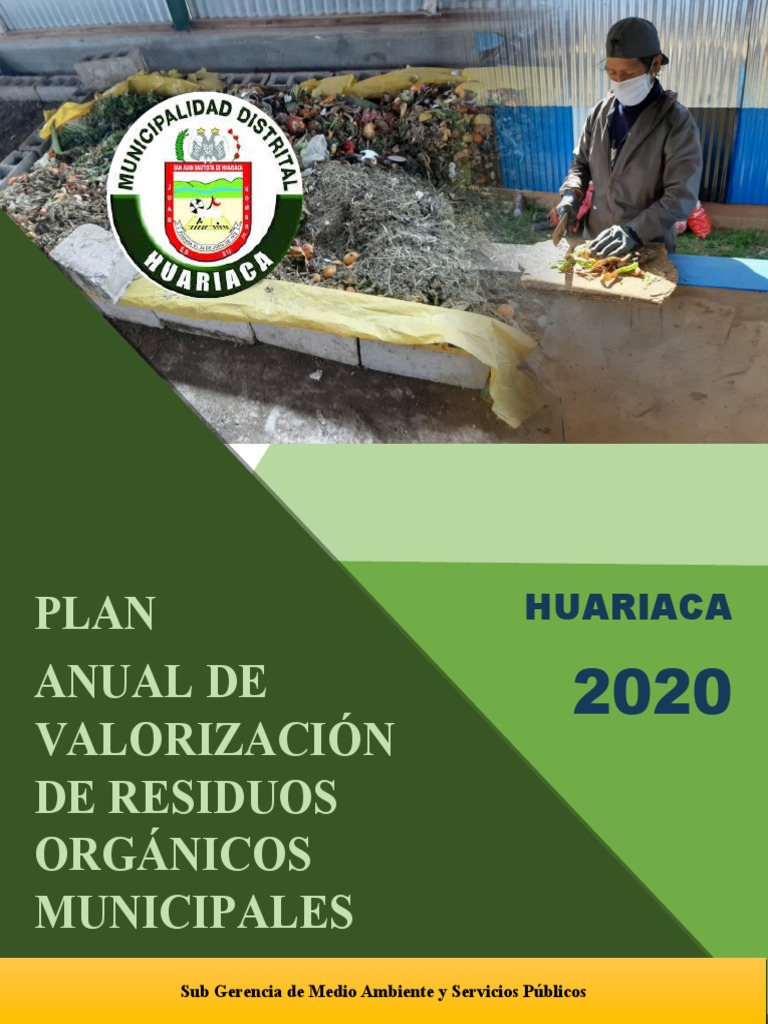 Plan de Valorización de Residuos Organicos Final | PDF | Compost | Residuos