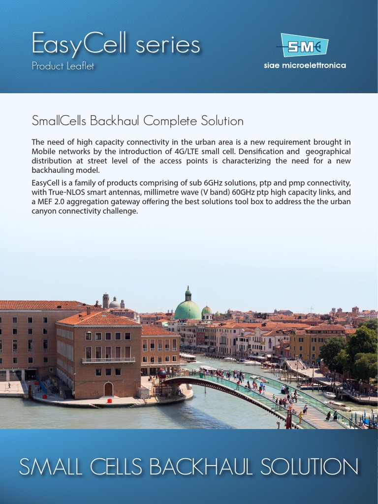 Easycell Series: Small Cells Backhaul Solution | PDF | Ethernet ...