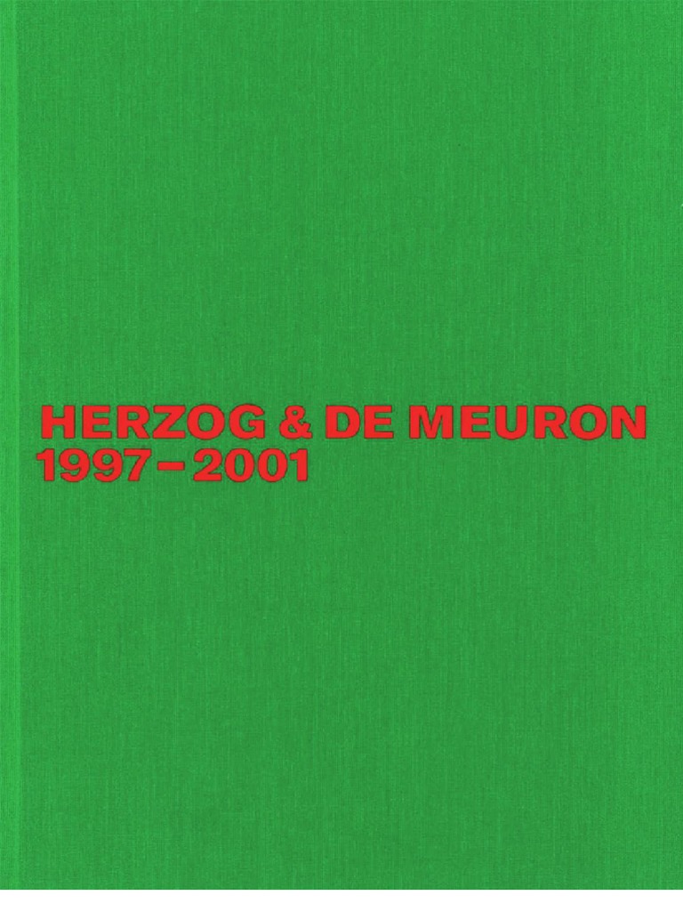 Herzog de Meuron Complete Works | PDF