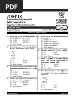 INTSO - MTSO - Grade-5 - Practice Paper-1 - 2024 | PDF | Arithmetic ...
