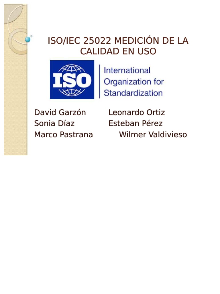 Medición de Calidad ISO/IEC 25022 | PDF | Medición | Histograma