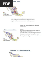 Mapa Ferromex Terminales Red | PDF | México