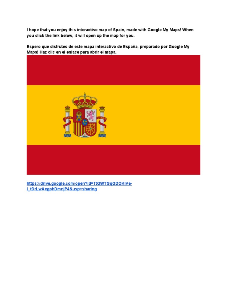 2 - Interactive Map of Spain - Mapa Interactivo de España | PDF
