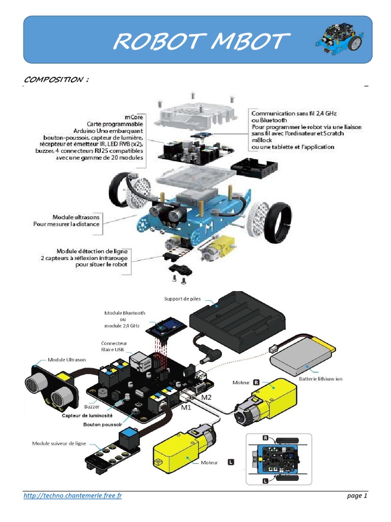 Dossier Mbot | PDF | Arduino | Programme informatique
