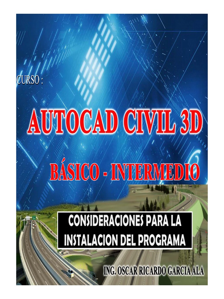 Requisitos para AutoCAD Civil 3D | PDF | Juegos y actividades
