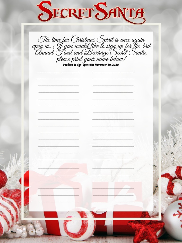 Elfster Login Secret Santa Gift Exchange Signup Instructions Secret ...