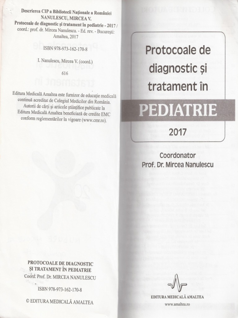 Protocoale de DG Pediatrie 2017 | PDF
