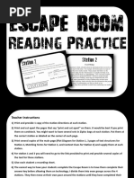 Escape Room - Answer Key | PDF
