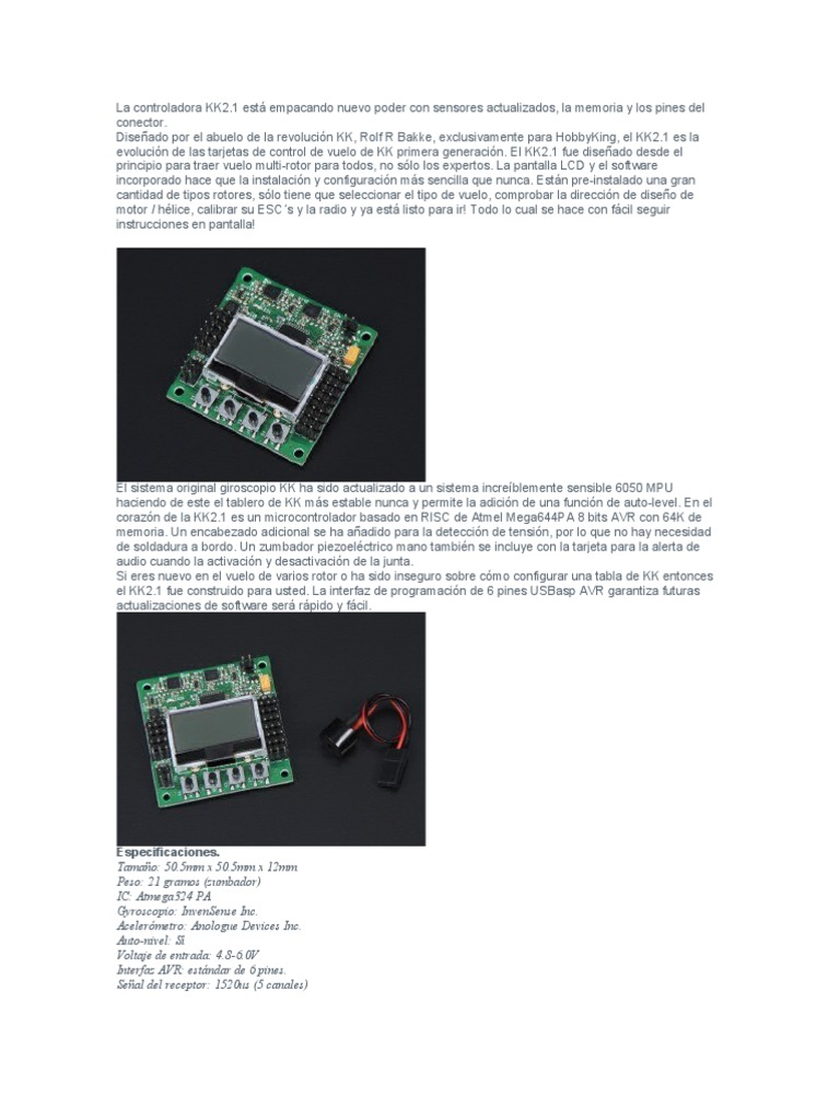 La Controladora KK2 | PDF | Hardware de la computadora | Clases de ...