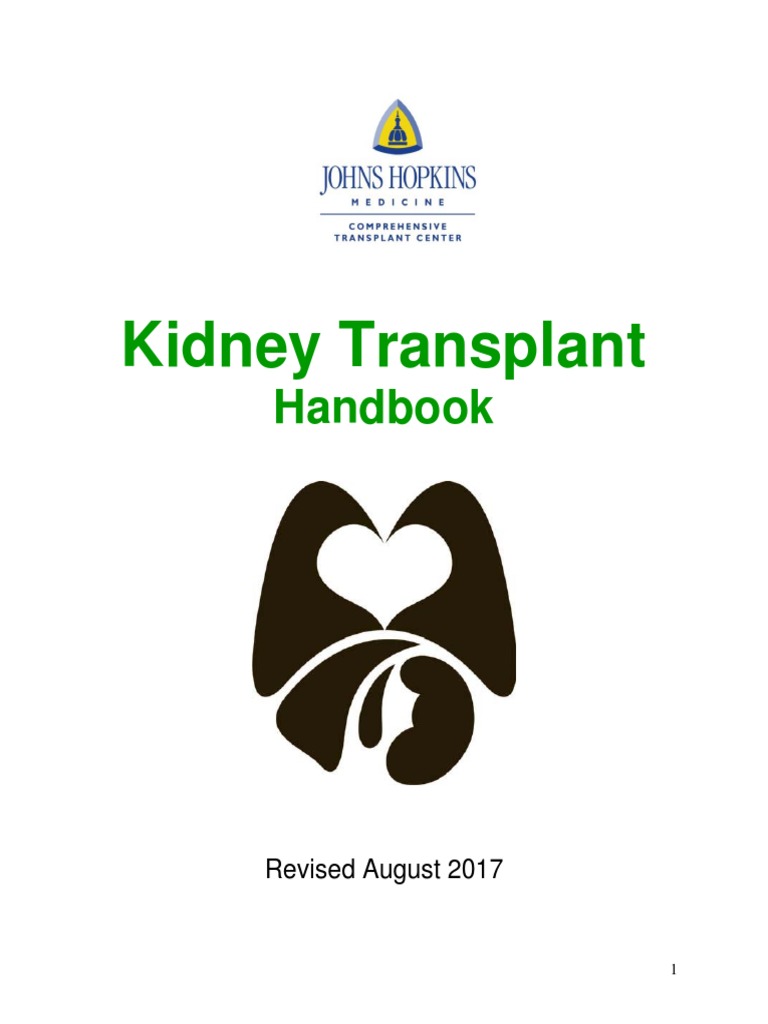 Kidney Transplant Handbook | PDF | Kidney Transplantation | Blood Pressure
