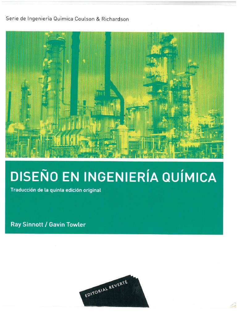 Diseño en Ingenieria Quimica Ray Sinnott, Gavin Towler 5 Edicion | PDF