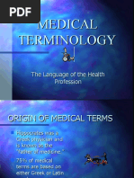 Cardiovascular Terminology Chart | PDF