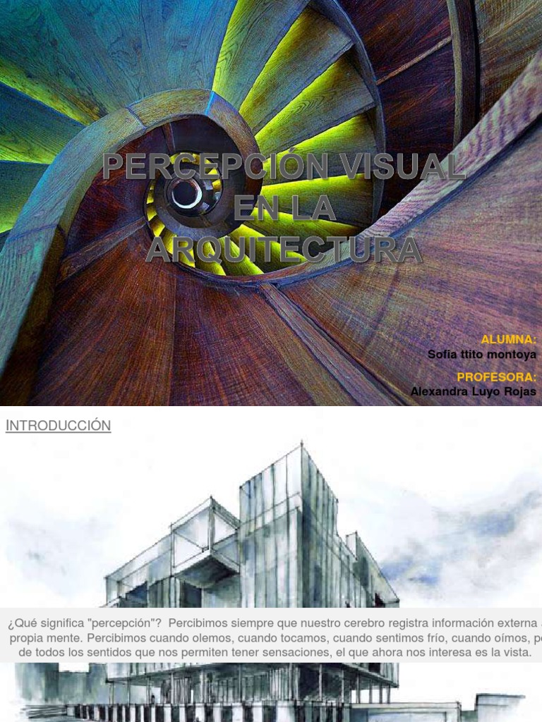Percepcion Visual en Arquitectura | PDF | Percepción | Percepción visual