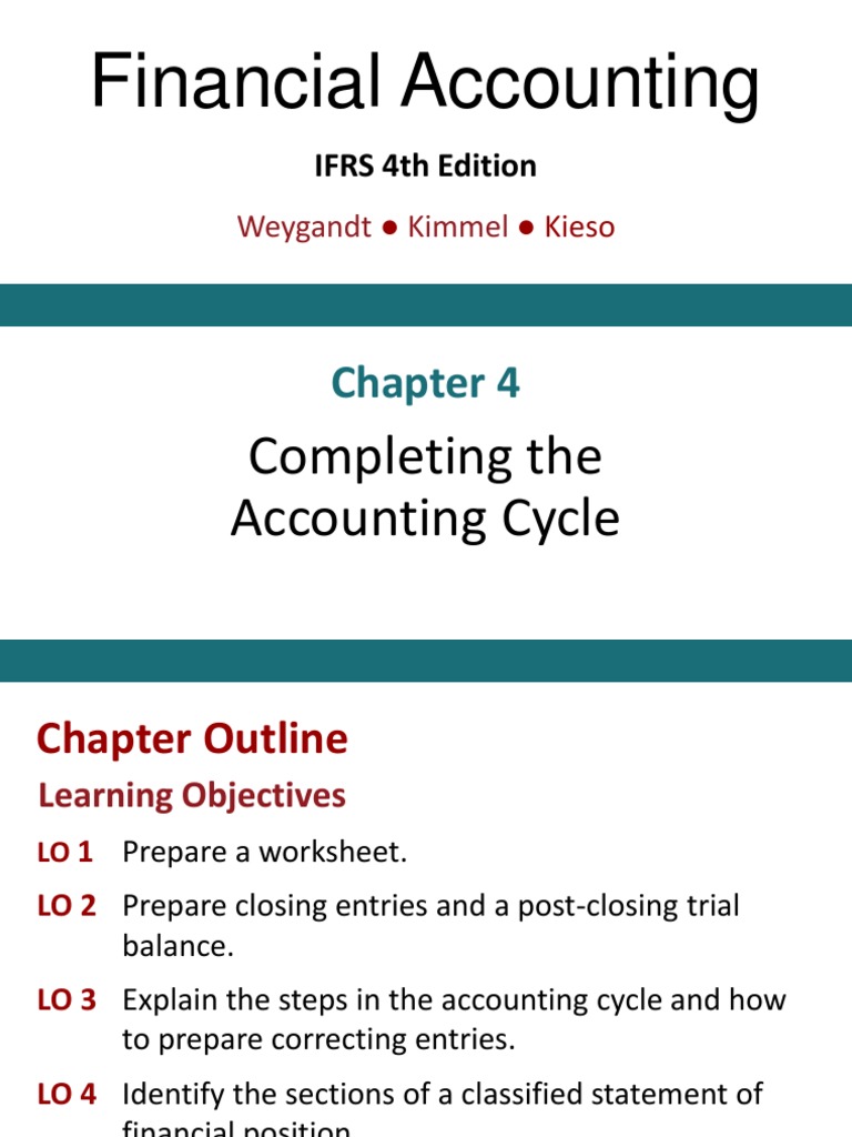 Financial Accounting: Completing The Accounting Cycle | PDF | Debits And Credits | Retained Earnings