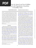 VHI-10 Patient Questionnaire Guide | PDF | Language Arts & Discipline