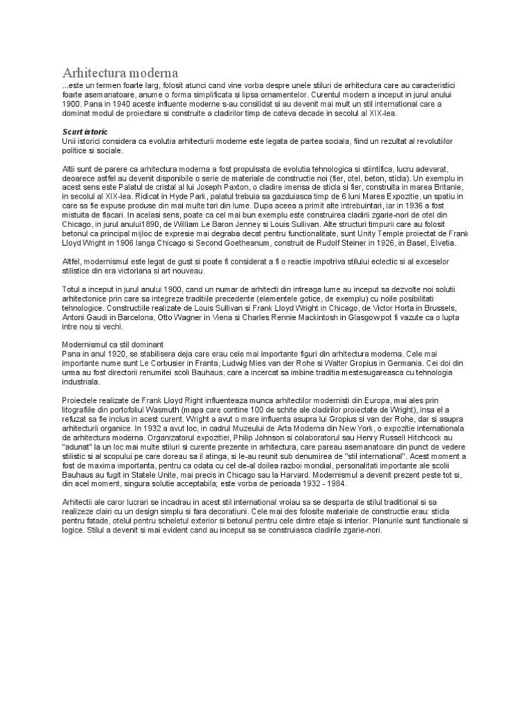 Modernism DASDASDSA | PDF