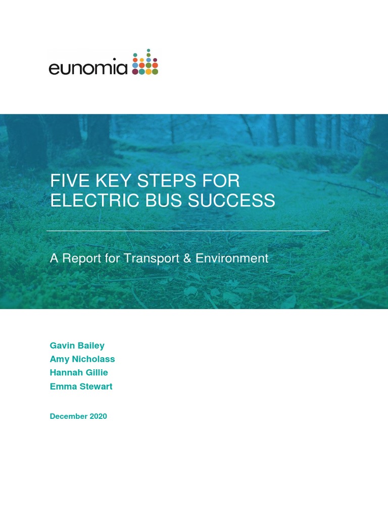 Five Key Steps For Electric Bus Success | PDF | Bus | Transport