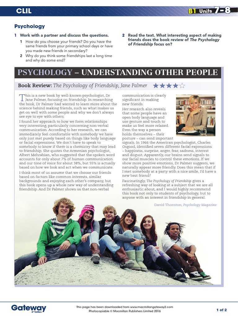 Psychology: - Understanding Other People | PDF | Nonverbal ...