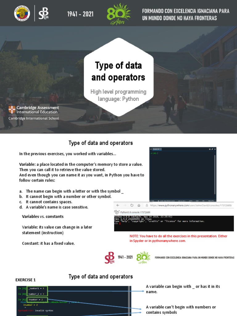 Second Steps in Python | PDF | Variable (Computer Science) | Subroutine