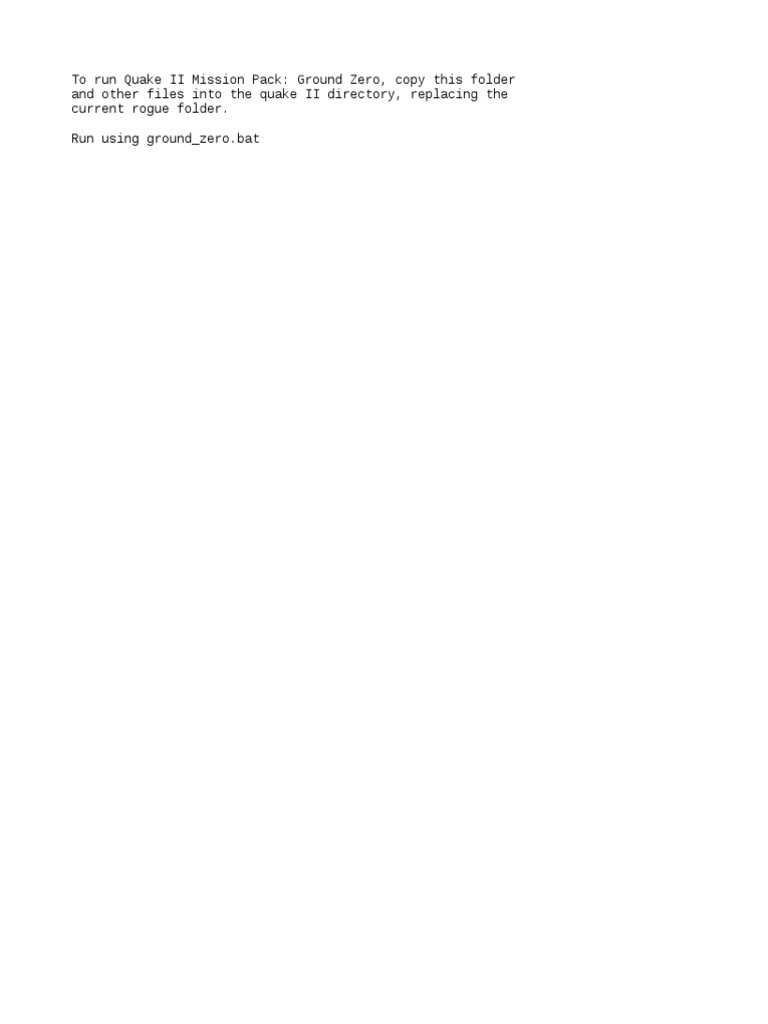 README - Ground Zero | PDF