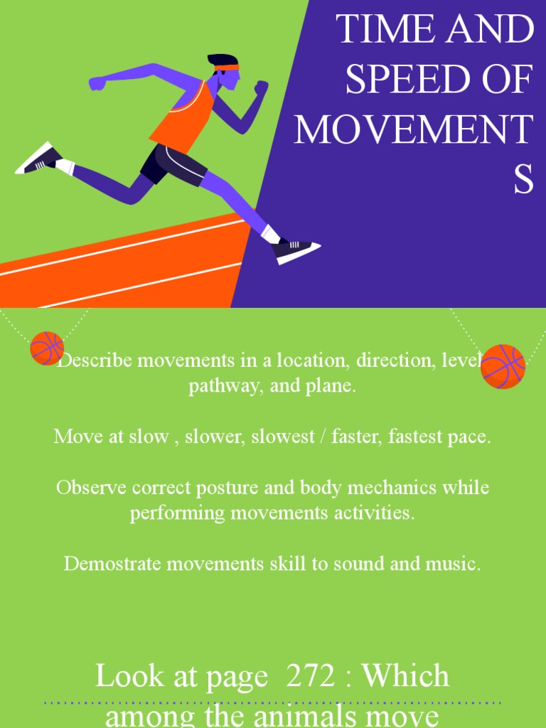Week 18 - g2 Time and Speed of Movements | PDF | Language Arts & Discipline