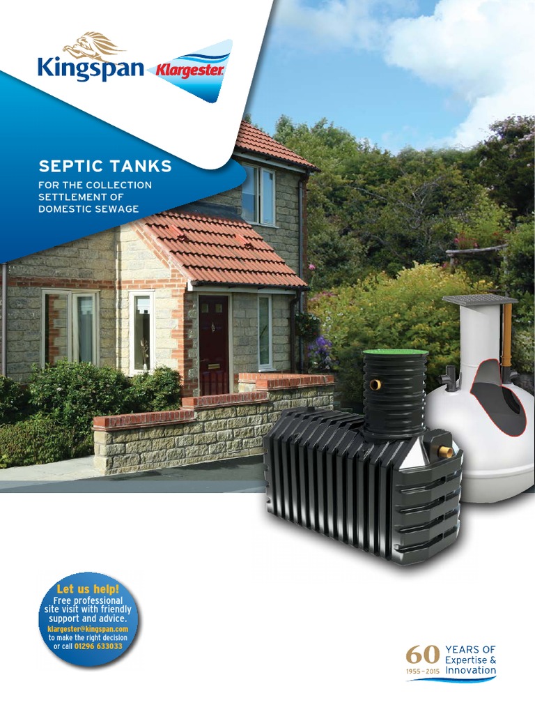 Klargester Septic - Tanks Brochure - UK - Nov2016 | PDF | Septic Tank ...