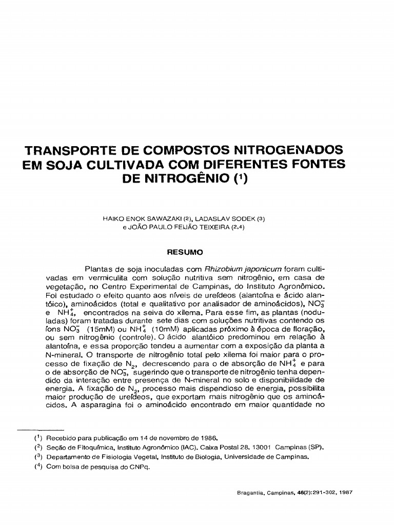 Compostos Nitrogenados | PDF | Nitrogênio | Aminoácido