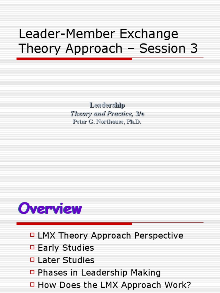 Leader Member Exchange Theory | Download Free PDF | Scientific Theories ...