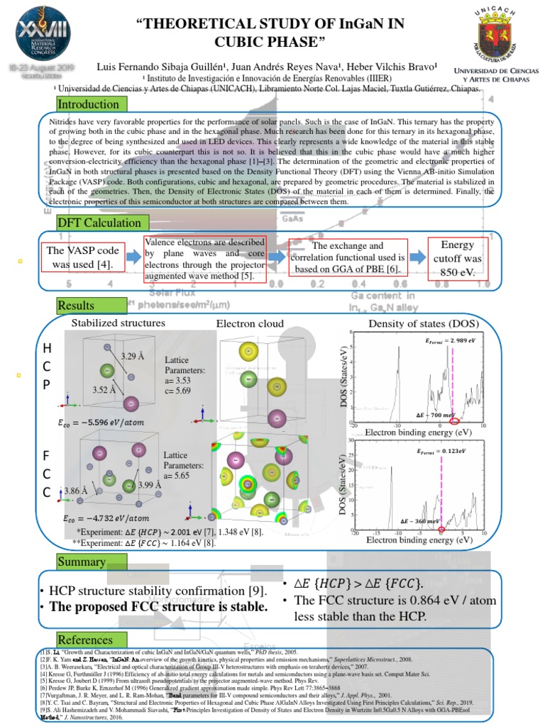 Poster IMRC 2019 V7 Comenta | PDF | Density Functional Theory | Atomic