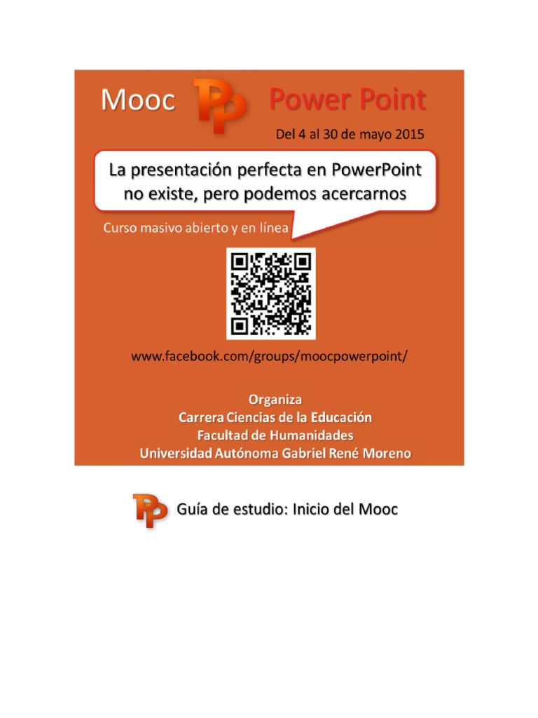 Introducción Del Mooc | PDF | Curso abierto masivo en linea | Facebook