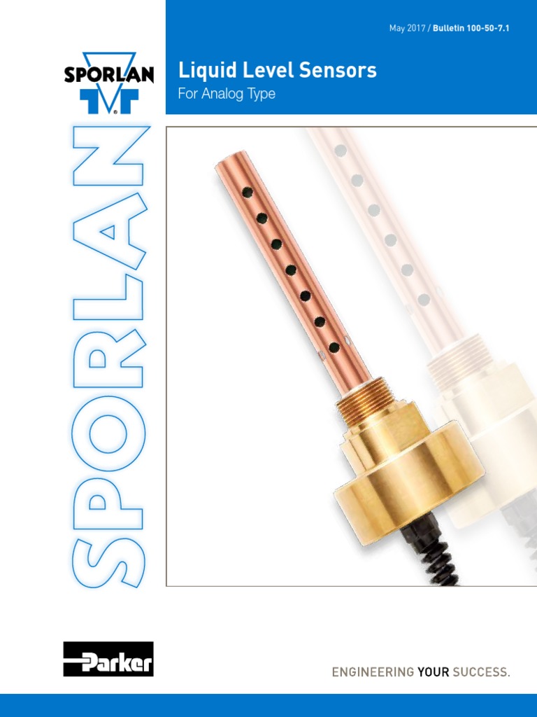 Sporlan Liquid Level Sensor Trane. | PDF | Sensor | Specification ...