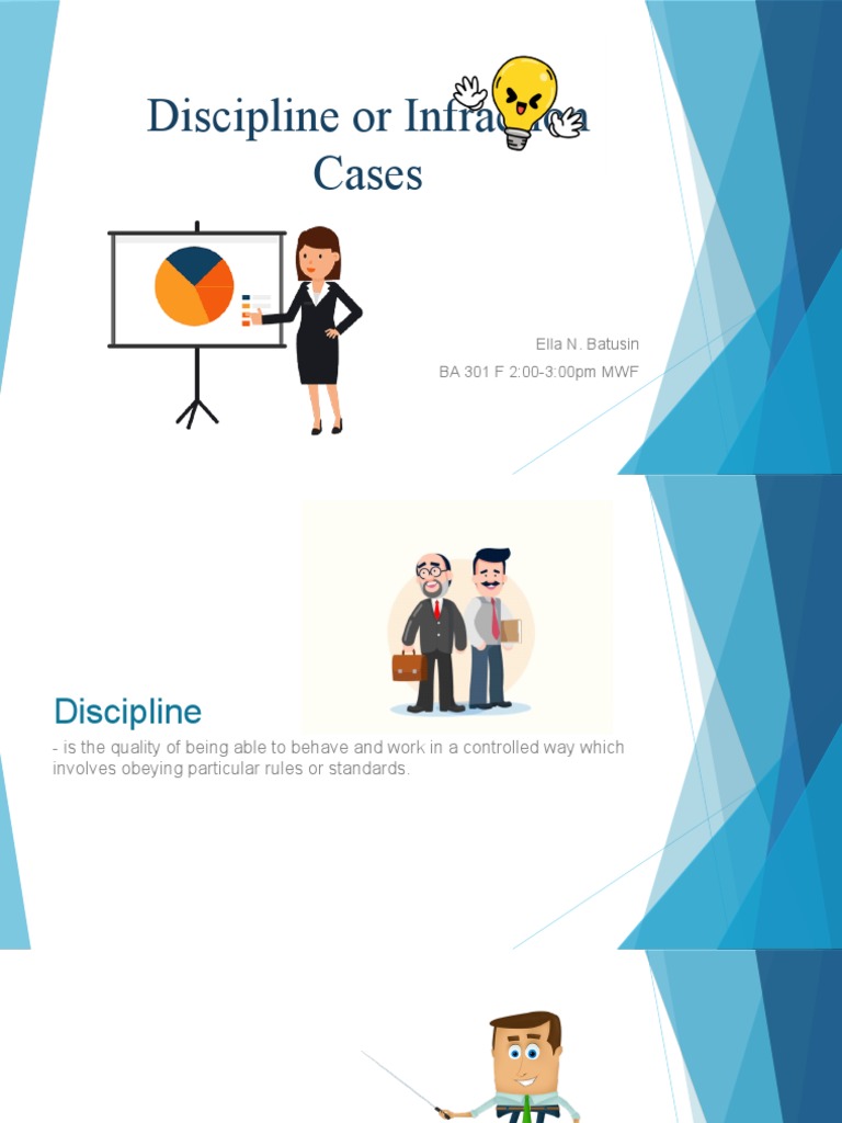 Discipline or Infraction Cases | PDF | Integrity | Conflict Of Interest