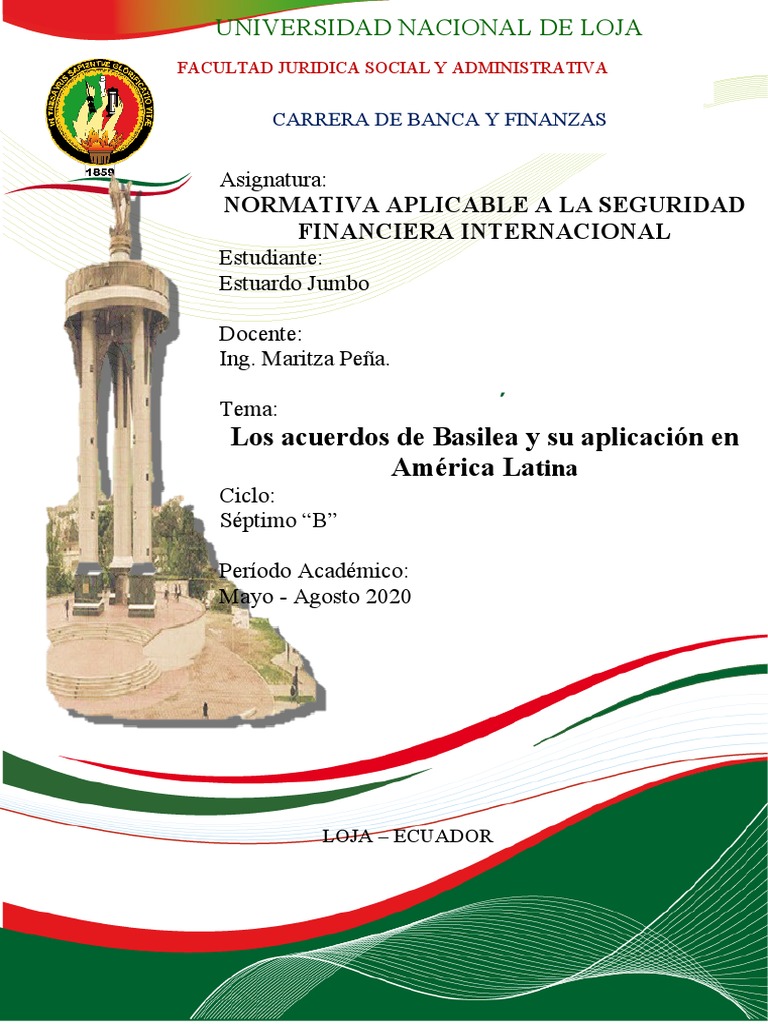 Acuerdos de Basilea y Su Aplicación en América Latina | PDF | Basilea ...