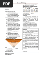 Sports Writing Exercises | PDF | Sports | Weather