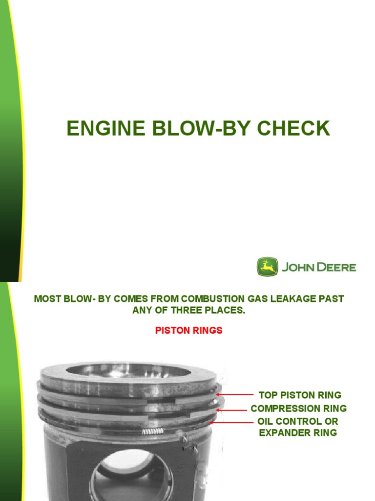 Engine Blow-By Diagnostic Guide | PDF | Pipe (Fluid Conveyance ...