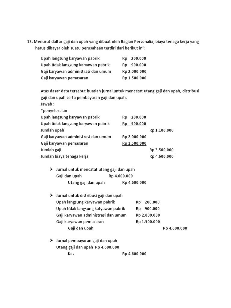 Jawaban Jurnal HPP | PDF