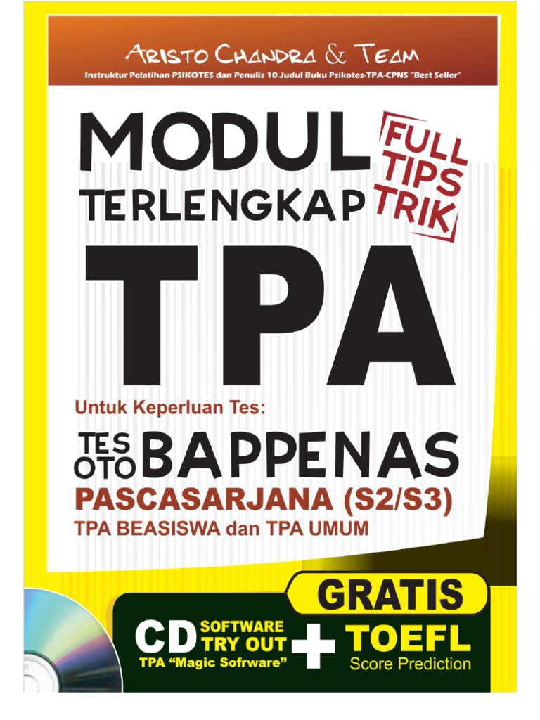 Ebook Latihan Soal TPA Bappenas | PDF