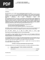 BDO Auto-Debit Enrollment Form | PDF | Payments | Signature