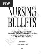 Fundamentals of Nursing Bullets (Nle & Nclex) | PDF | Physical ...