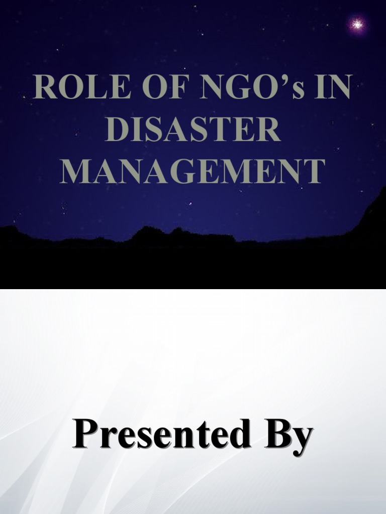 NGOs in India's Disaster Management | PDF | Emergency Management | Non ...