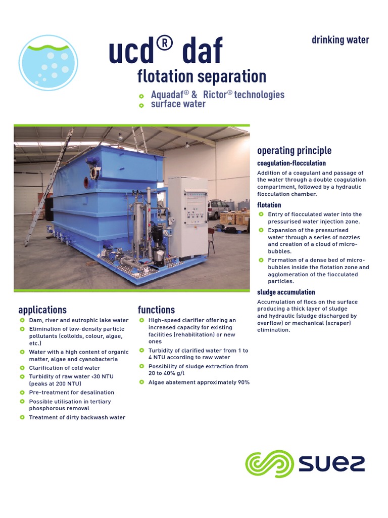 Ucd Daf: Flotation Separation | PDF | Water Supply | Water Pollution