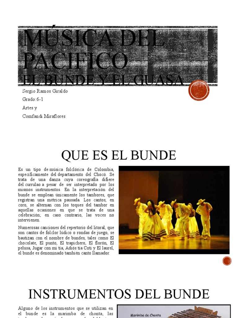 El Bunde | PDF | Instrumentos musicales | Sonido