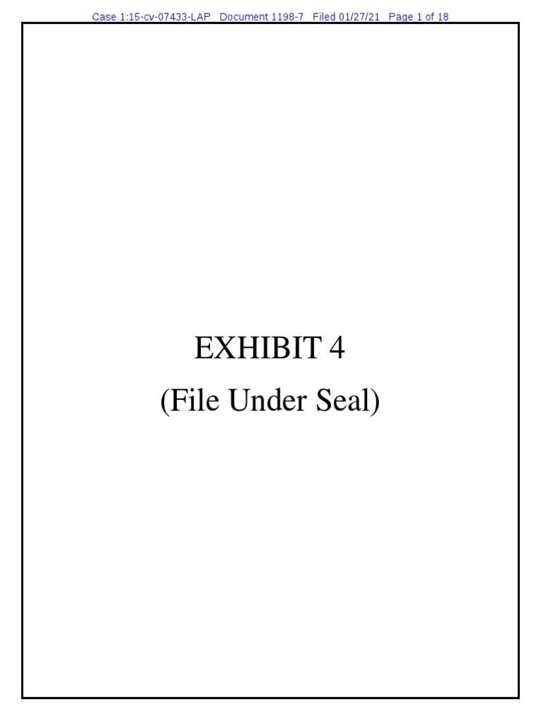 Epstein - Joseph Recarey Unsealed Depo | PDF | Witness | Deposition (Law)