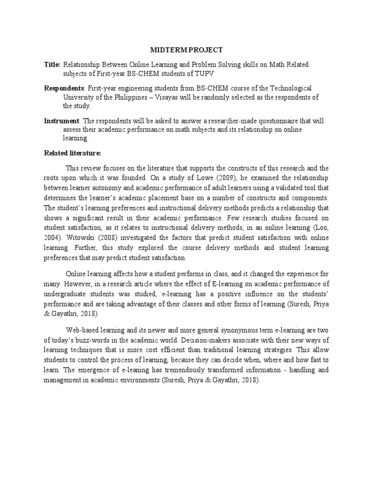 MMW Midterm Project Group7 | PDF | Educational Technology | Learning