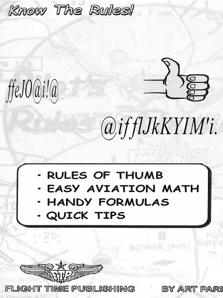 Pilots Rules of Thumb | PDF | Aeronautics | Aircraft