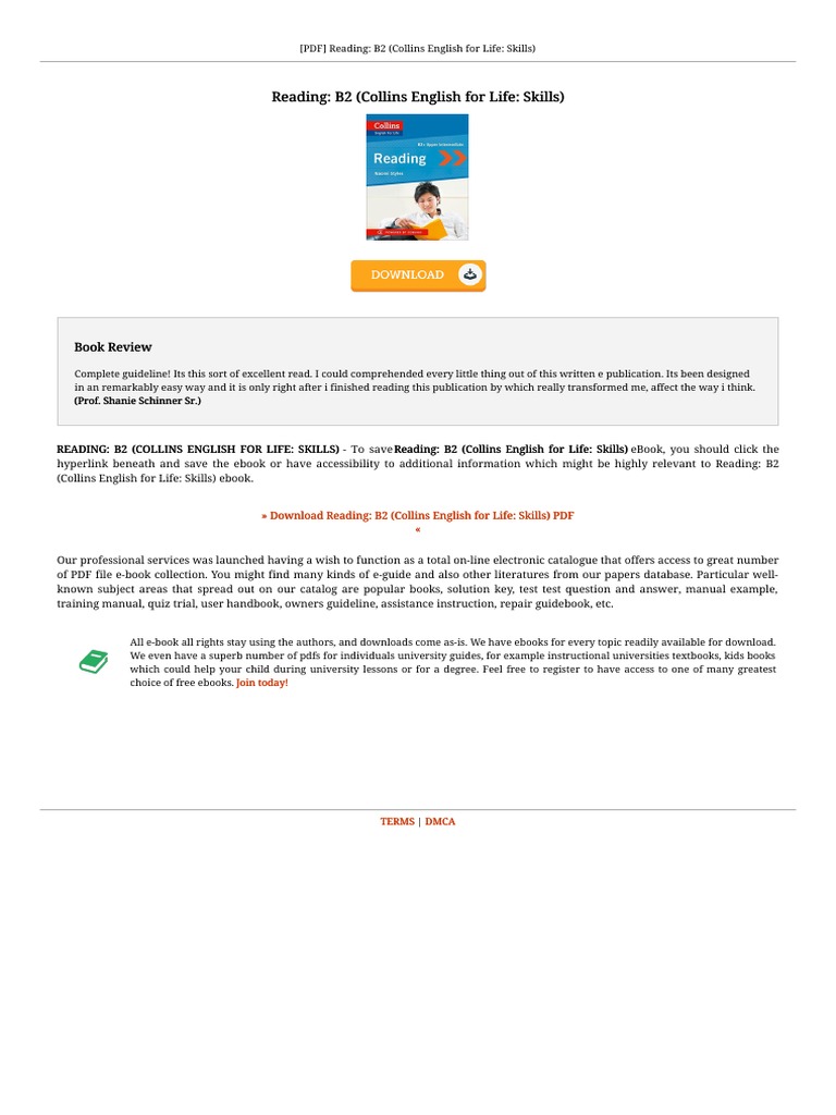Docs Reading b2 Collins English For Life Skills 9780007542314 | PDF | E Books | Publishing