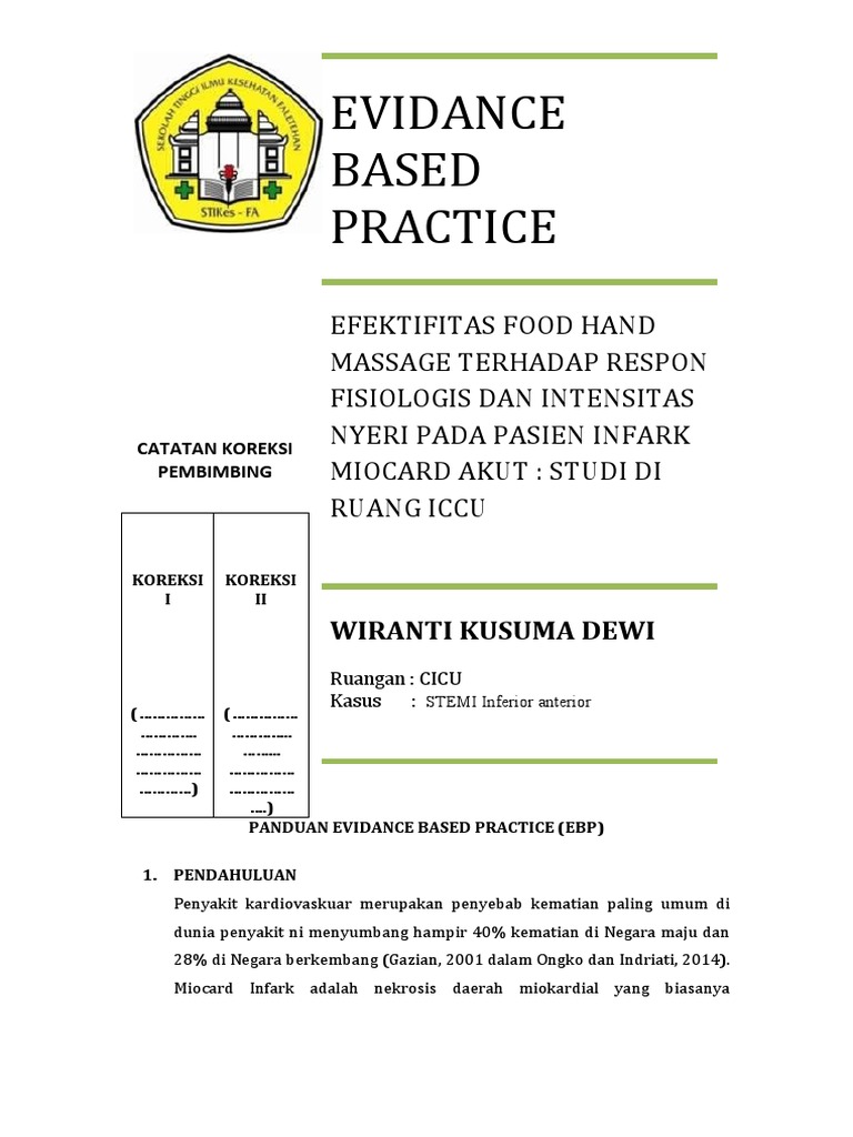 Ebp Cicu Stemi | PDF