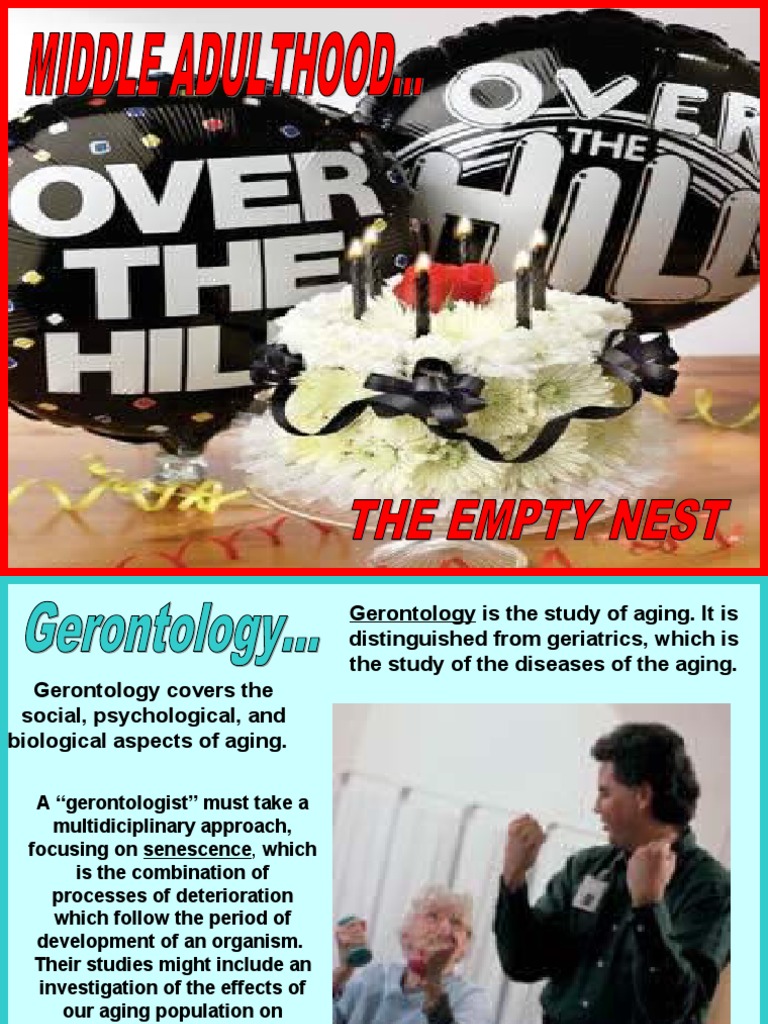 Middle Adulthood | PDF | Memory | Menopause