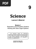 DLL (Science 9, Module 1, Unit 1, Week 1) | PDF | Lung | Blood