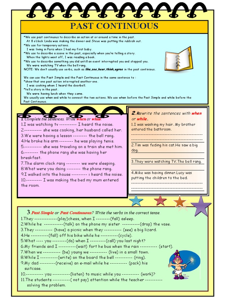 When or While Grammar Drills Grammar Guides 96776 | PDF | Linguistic ...